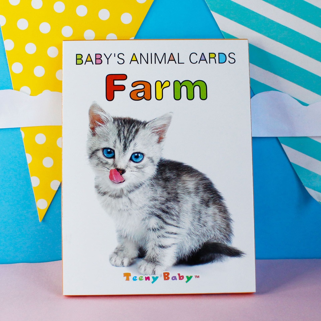 MEGA TARJETAS ANIMALES - 5 MOTIVOS (WILD OCEAN FARM BIRDS BUGS) | Imagen